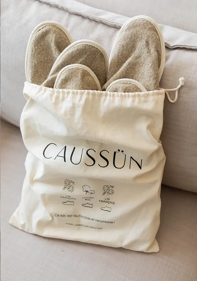 Lot de 6 paires de chaussons pour invités